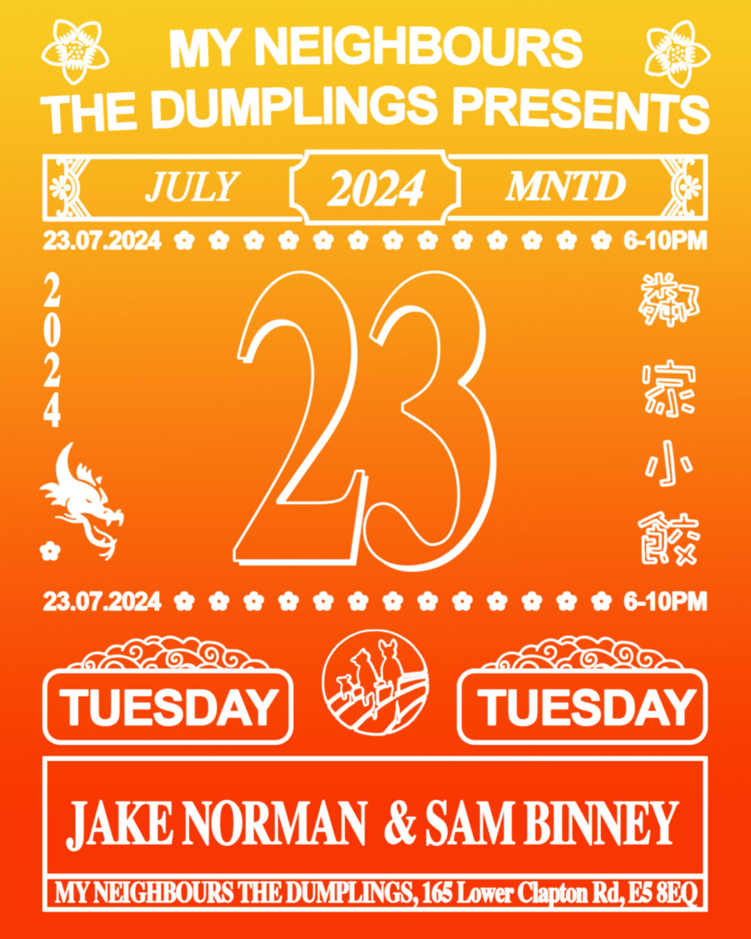 Tickets – My Neighbours the Dumplings